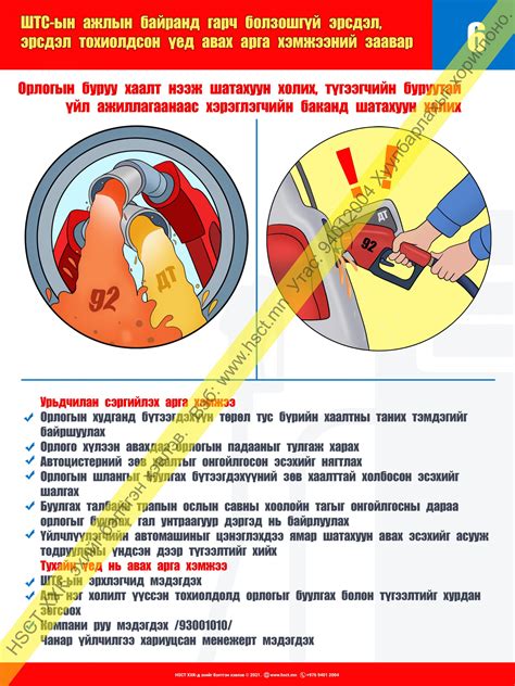 ШТС ын ажлын байранд гарч болзошгүй эрсдэл эрсдэл тохиолдсон үед авах арга хэмжээний заавар 6