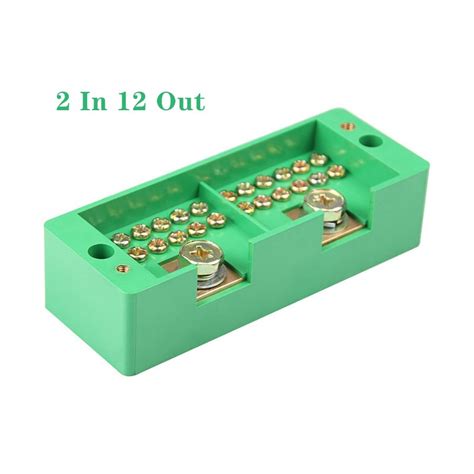 Wire Terminal Box Single Phase 2 In 6 8 12 Out Fj6 Jhd Household Wire Connector Terminal Block