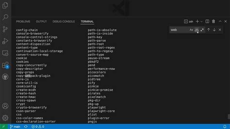 Vs Code Tips — Search In The Integrated Terminal Youtube