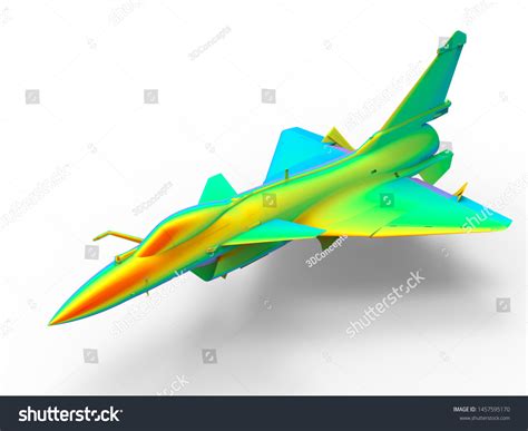 3d Rendering Finite Element Analysis Stock Illustration 1457595170 Shutterstock