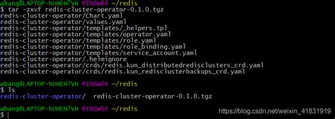 使用helm部署 redis 集群 helm部署redis operator csdn博客