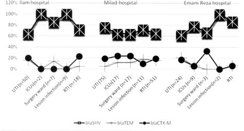Figure 3 From Extended Spectrum Beta Lactamases Producing Klebsiella Species Isolated From