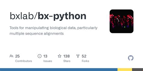 Github Bxlab Bx Python Tools For Manipulating Biological Data Particularly Multiple Sequence