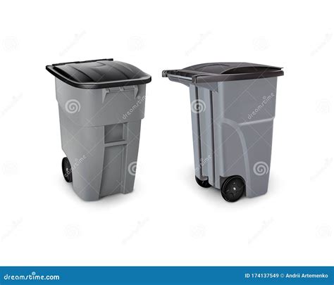 Vector Image A Garbage Can Stock Vector Illustration Of Basket