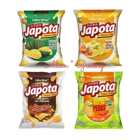 Jual Japota Potabee Potato Chips Keripik Kentang Honey Butter Seaweed