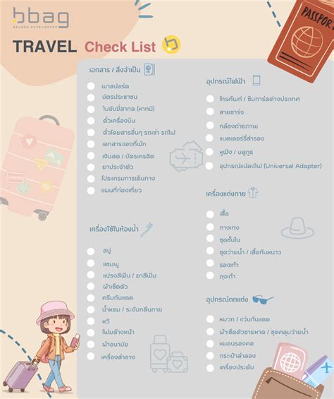 แจก Travel Checklist ก่อนเดินทางไปเที่ยวต่างประเทศ