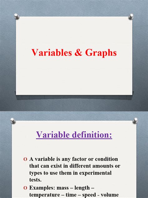 Variables And Graphs 1 Pdf Experiment Plants