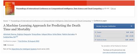 Github Abhisheks008predicting Death Time And Mortality A Machine