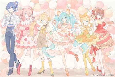 Hatsune Miku Kagamine Rin Kagamine Len Megurine Luka Kaito And 1