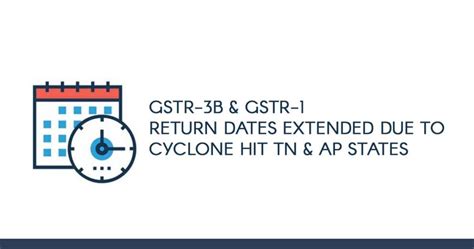 GSTR 1 GSTR 3B Return Filing Due Dates Extended For Odisha