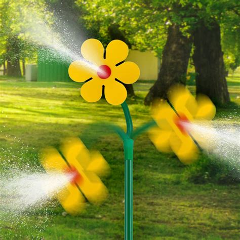 블링몬스터즈 크레이지 데이지 스프링쿨러 자동 회전 미니 스프링클러 위시버킷