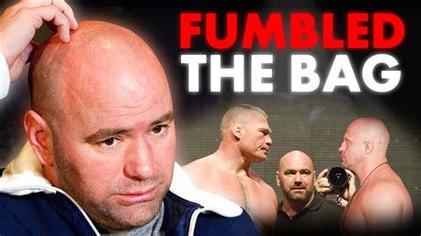 10 Times The Ufc Seriously Fumbled The Bag Youtube