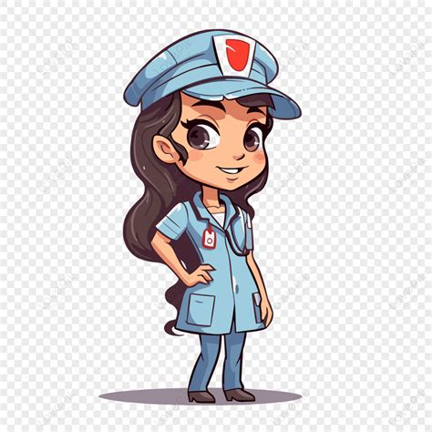 พยาบาลตลก เวกเตอร์ การพยาบาล สติ๊กเกอร์ การ์ตูน Png สำหรับการดาวน์โหลด