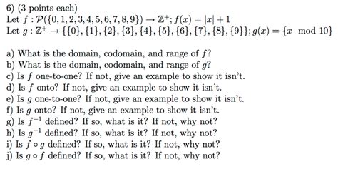 Points Each Let F P Chegg Com