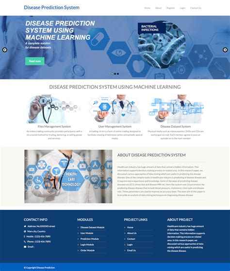 Python Django Machine Learning Project Disease Prediction System Using Decision Tree Algorithm
