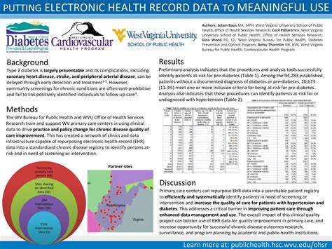 Putting Electronic Health Record Data To Meaningful Use