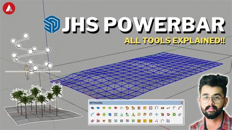 Jhs Powerbar 35 Tools For Sketchup All Explained Architecture Tract With Manan Hans