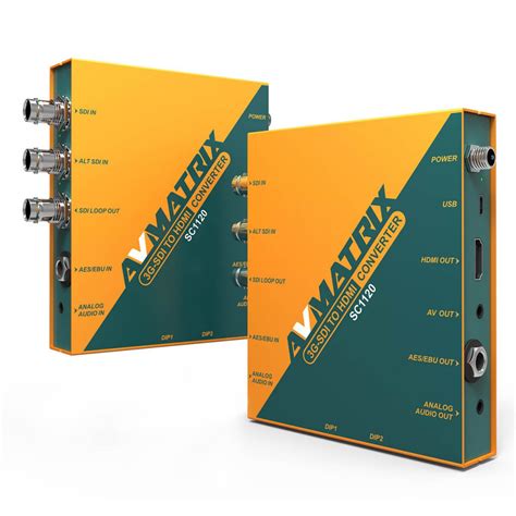 Sc1120 Sdi To Hdmi Scaling Converter Avmatrix