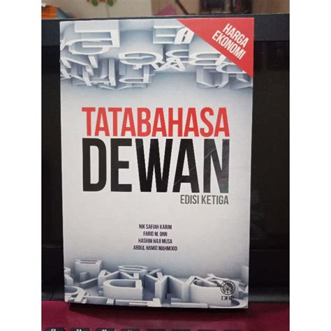 Zbh Tatabahasa Dewan Edisi Ketiga Nik Safiah Karim Farid M Onn Hashim Haji Musa Dan Abdul