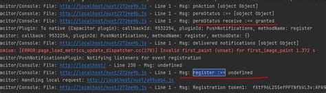 Bug Pushnotifications Register Returns Undefined On Android