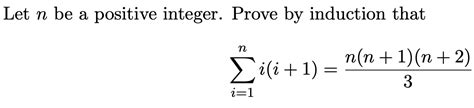 solved let n be a positive integer prove by induction that