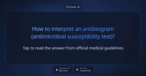 How To Interpret An Antibiogram Antimicrobial Susceptibility Test