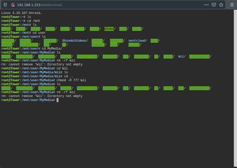 Cant Delete A Folder General Support Unraid