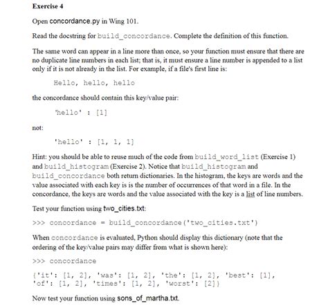 Solved In Wordhistogrampy Read The Docstring For Function