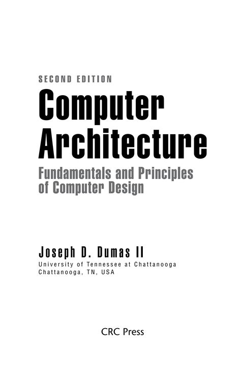 SOLUTION Computer Architecture Fundamentals And Principles Of Computer Design Studypool