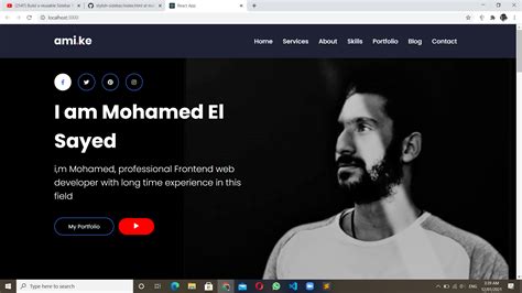 Github Mohamedelsayed My Portfolio A Full Responsive Portfolio Using React