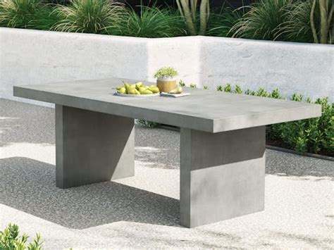 Modulo Concrete Outdoor Dining Table Outdoor Dining Tables Outdoor