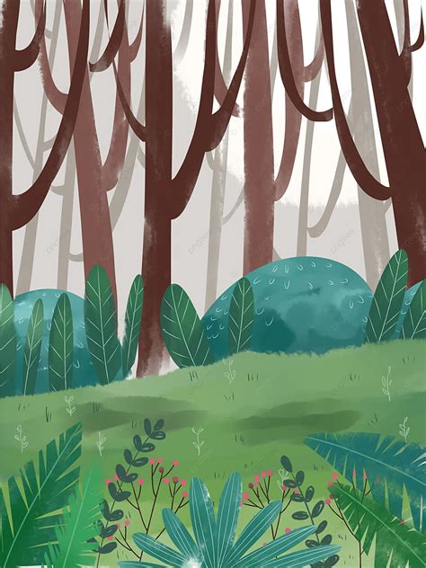 산뜻 한 여름 숲 배경 디자인 여름 잔디 숲 배경 일러스트 및 사진 무료 다운로드 Pngtree