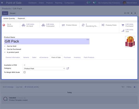 Odoo POS Product Pack WebKul