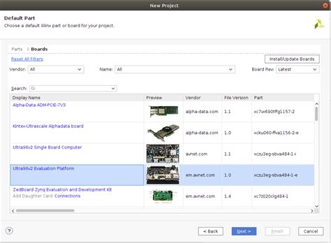 Create Vivado Project Advance Innovation Centre