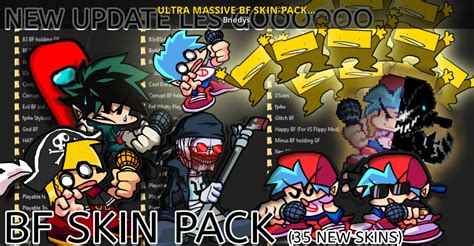 Ultra Massive Bf Skin Pack V17 Only Ke Mod For Friday Night Funkin