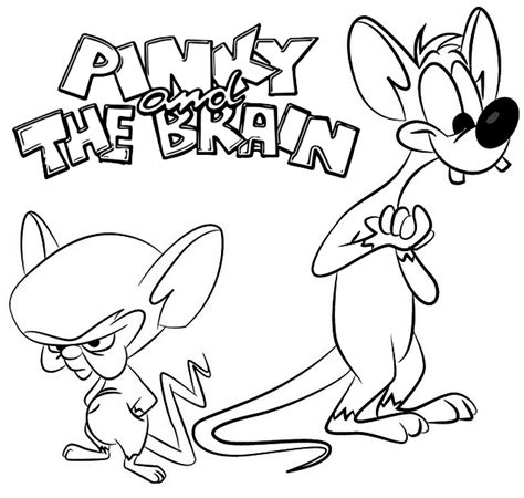 Seven Funny Pinky And The Brain Coloring Pages Coloring Pages