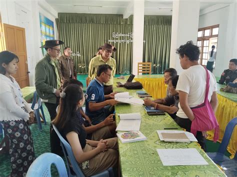 လဲချားမြို့နယ်၏ မဲဆန္ဒရှင်စာရင်းများဒုတိယအကြိမ် ကပ်ထားကြေညာခြင်းမပ