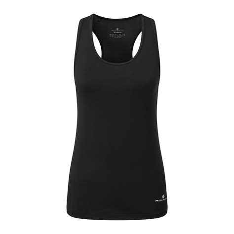 Ronhill Womens Core Knit Tank Blackbright White