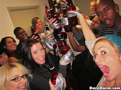 Check Out These Hot Ass College Dorm Room Black Out Rave Sex Party