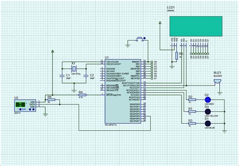 We Made An Environmental Sensor With A Temperature And Humidity Sensor Using Pic16f877a