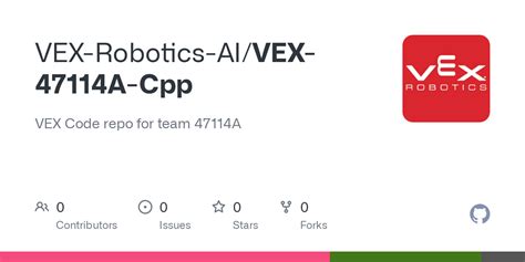 GitHub VEX Robotics AI VEX 47114A Cpp VEX Code Repo For Team 47114A