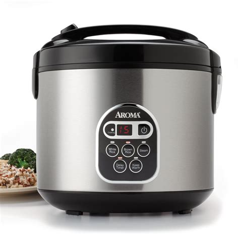Aroma Stainless Steel Rice Cooker Sizes At Isla Lascelles Blog
