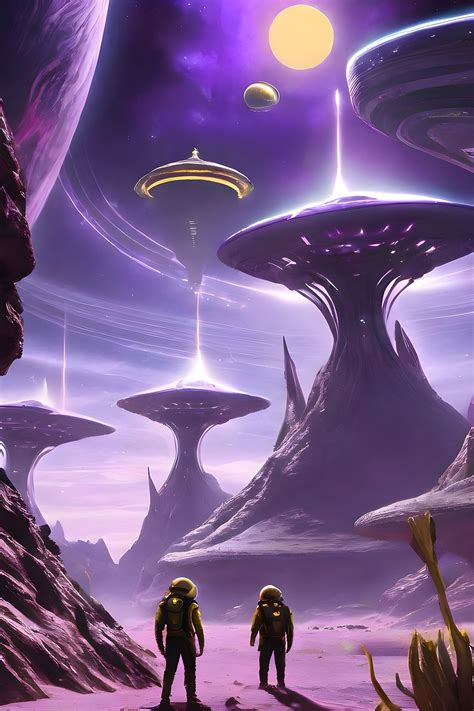 Download Ai Generated Spaceship Planet Royalty Free Stock Illustration Image Pixabay