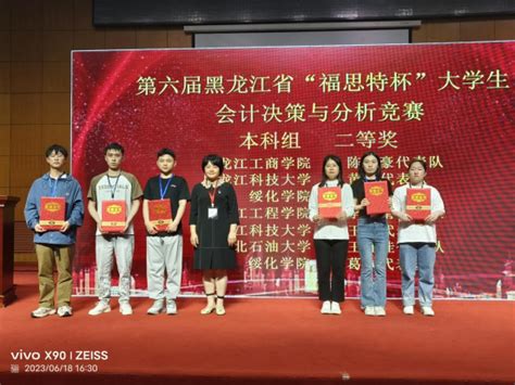 财务管理专业获得“福斯特”杯会计决策与分析省级大赛二等奖 绥化学院经济管理学院