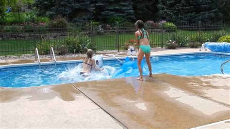 Olivia In The Pool Youtube
