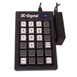DC Static Key W Inch LED Digital Wireless Remote Keypad Controlled Static Number