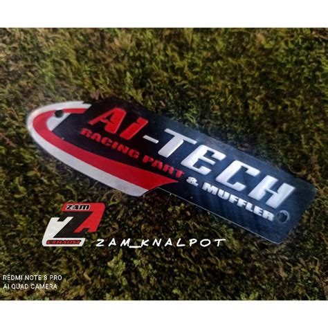 Jual Emblem Aitech Altech Merk Knalpot Racing Shopee Indonesia