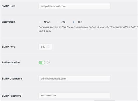 configuring the wp mail smtp plugin dreamhost knowledge base