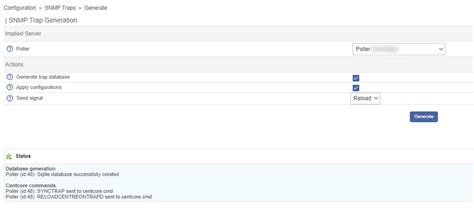 generating snmp trap is not working community