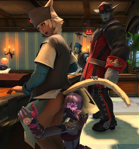 Rule 34 2girls 3d Au Ra Clothed Dat Ass Female Female Focus Final